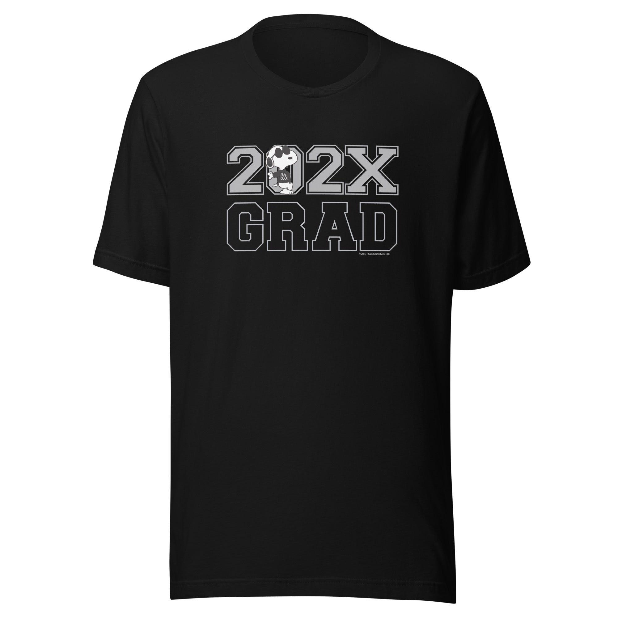 Snoopy Joe Cool Personalized Grad Adult T Shirt