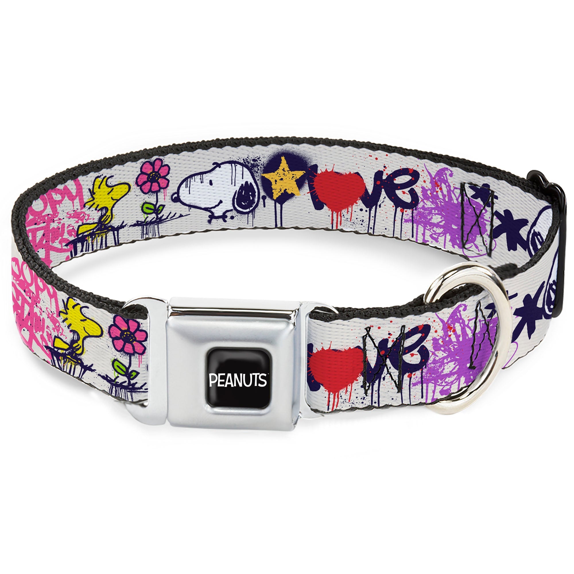 Peanuts Snoopy Dog Collar - Authentic Seatbelt Buckle | The Peanuts St