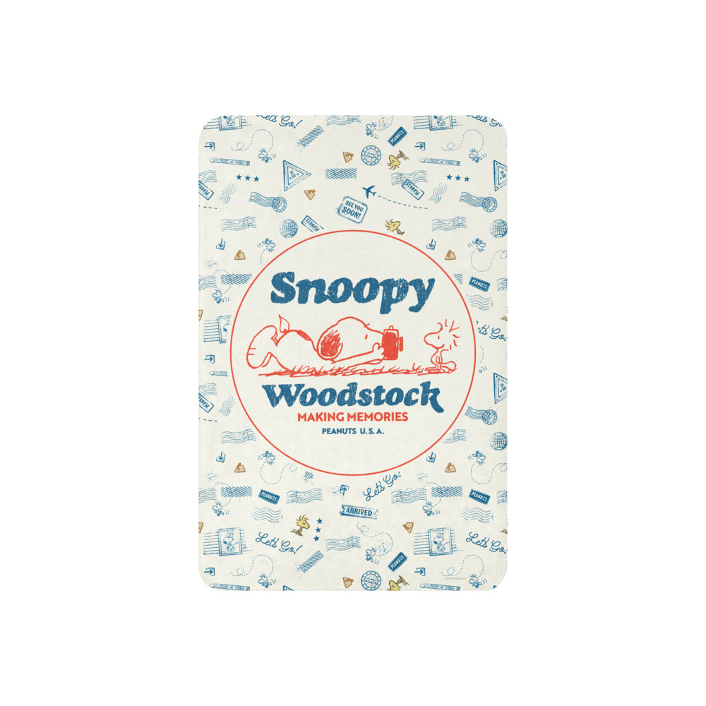 Peanuts Making Memories Sherpa Blanket