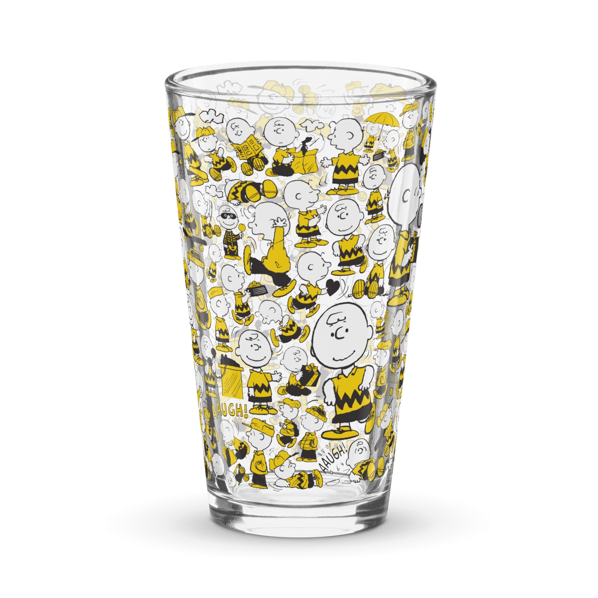 Charlie Brown Pattern Pint Glass
